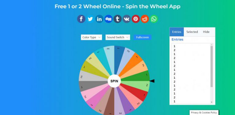 Win or Lose - Wheel Spinner App