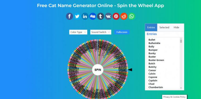Random Animal Generator Wheel - Wheel Spinner App