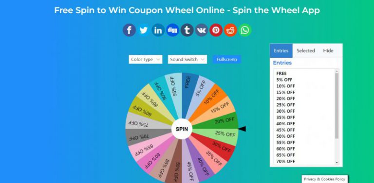 Raffle Generator Wheel - Wheel Spinner App